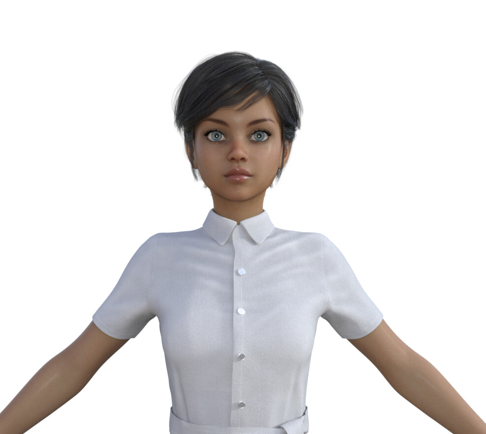ArtStation - Nurse Realistic Character (Realistic Character) (High Poly ...