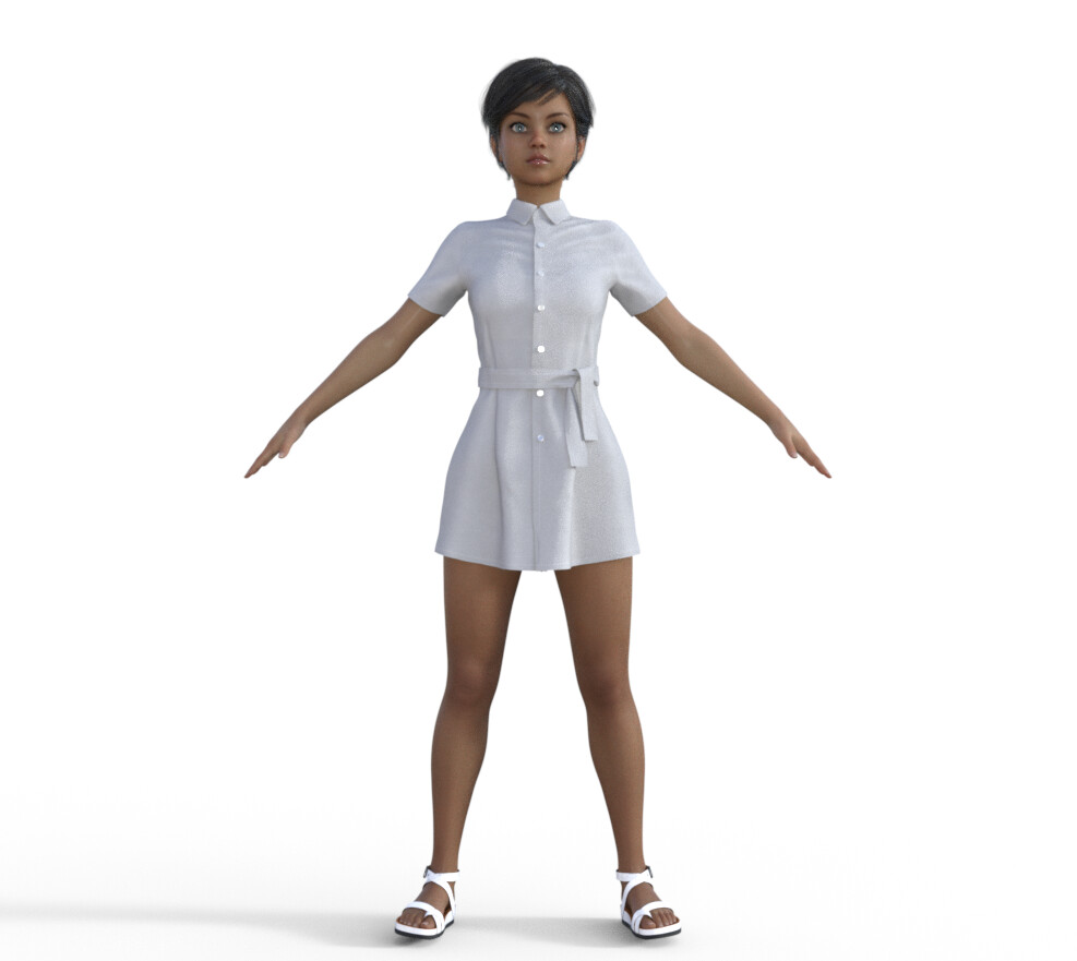 ArtStation - Nurse Realistic Character (Realistic Character) (High Poly ...