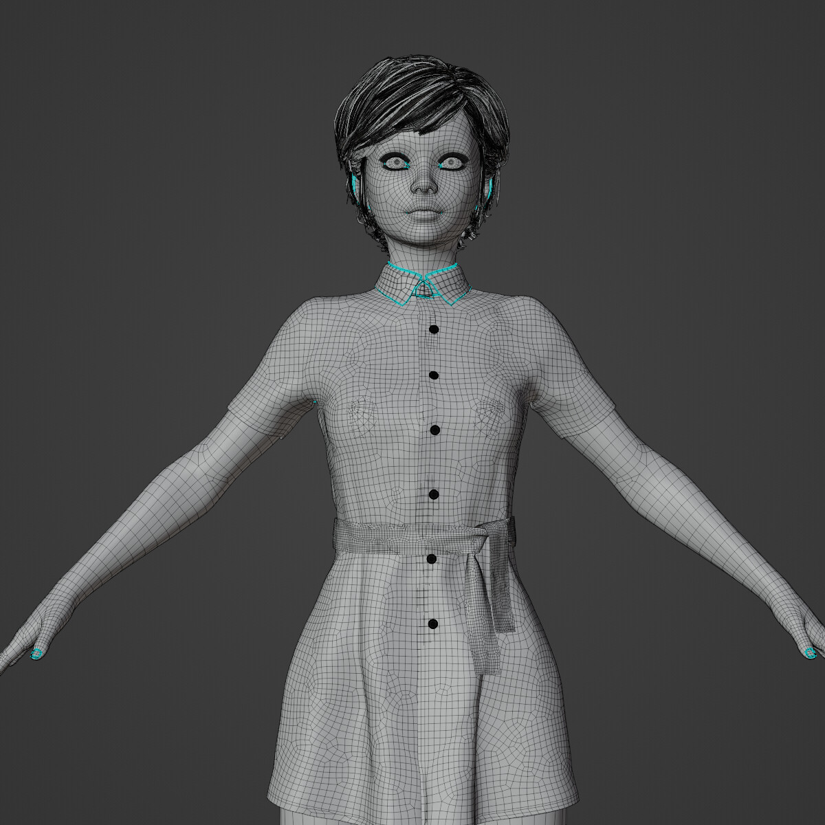 ArtStation - Nurse Realistic Character (Realistic Character) (High Poly ...