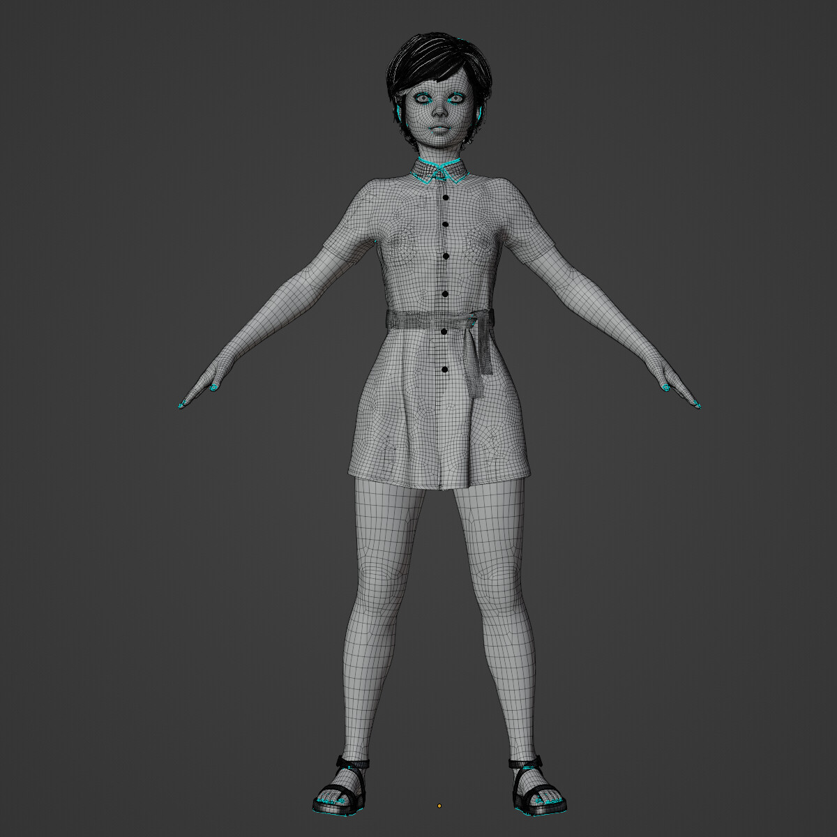 ArtStation - Nurse Realistic Character (Realistic Character) (High Poly ...