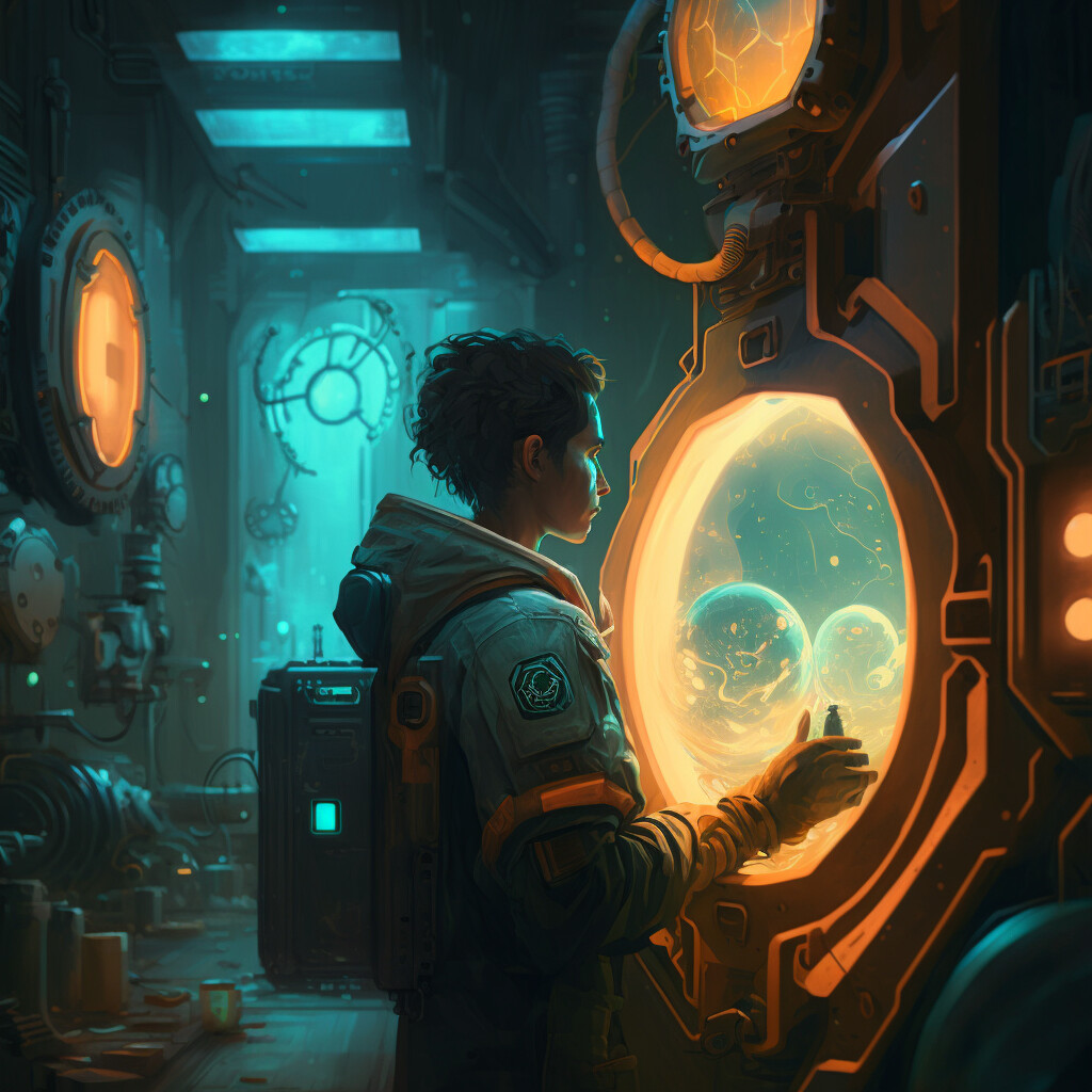 ArtStation - The Futuristic Explorers: A Digital Painting of a City ...