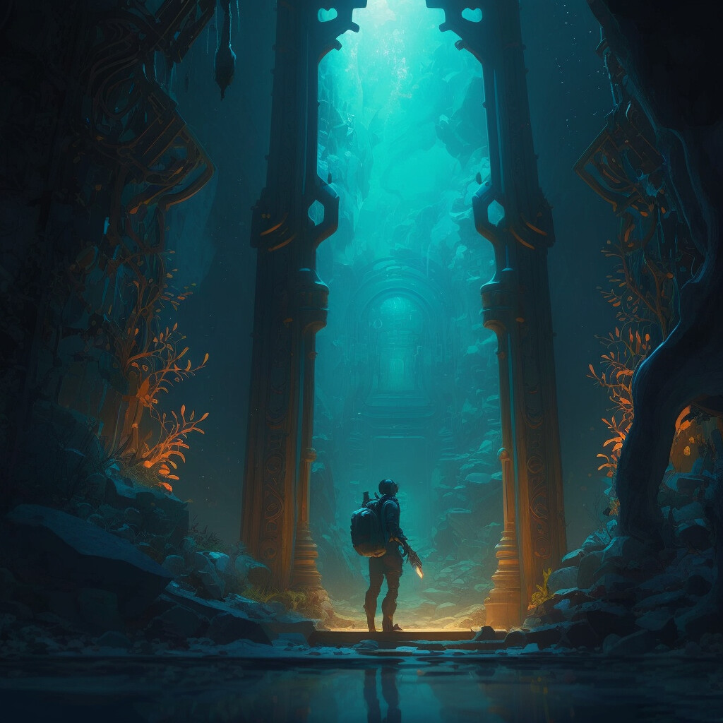 ArtStation - The Futuristic Explorers: A Digital Painting of a City ...