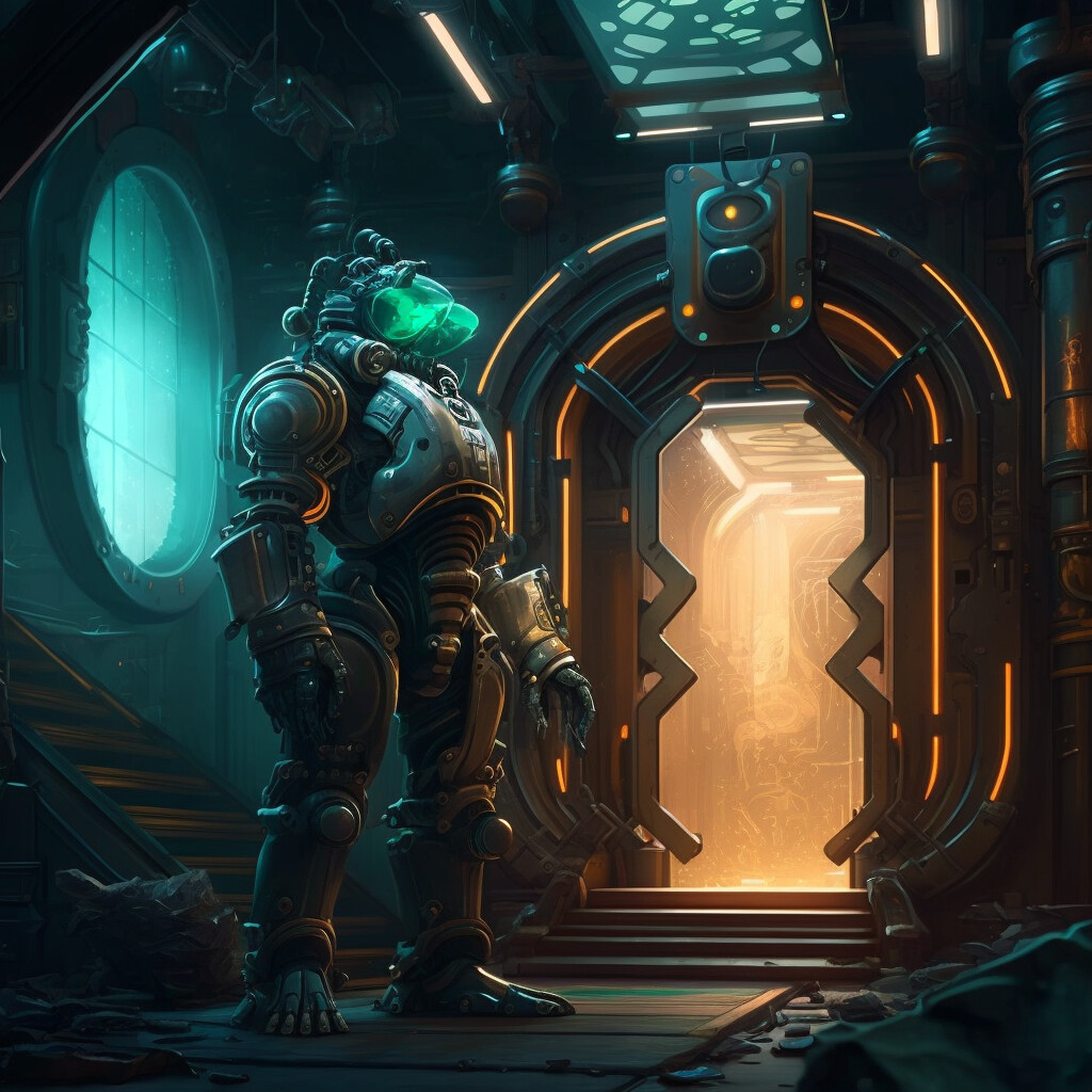 ArtStation - The Futuristic Explorers: A Digital Painting of a City ...