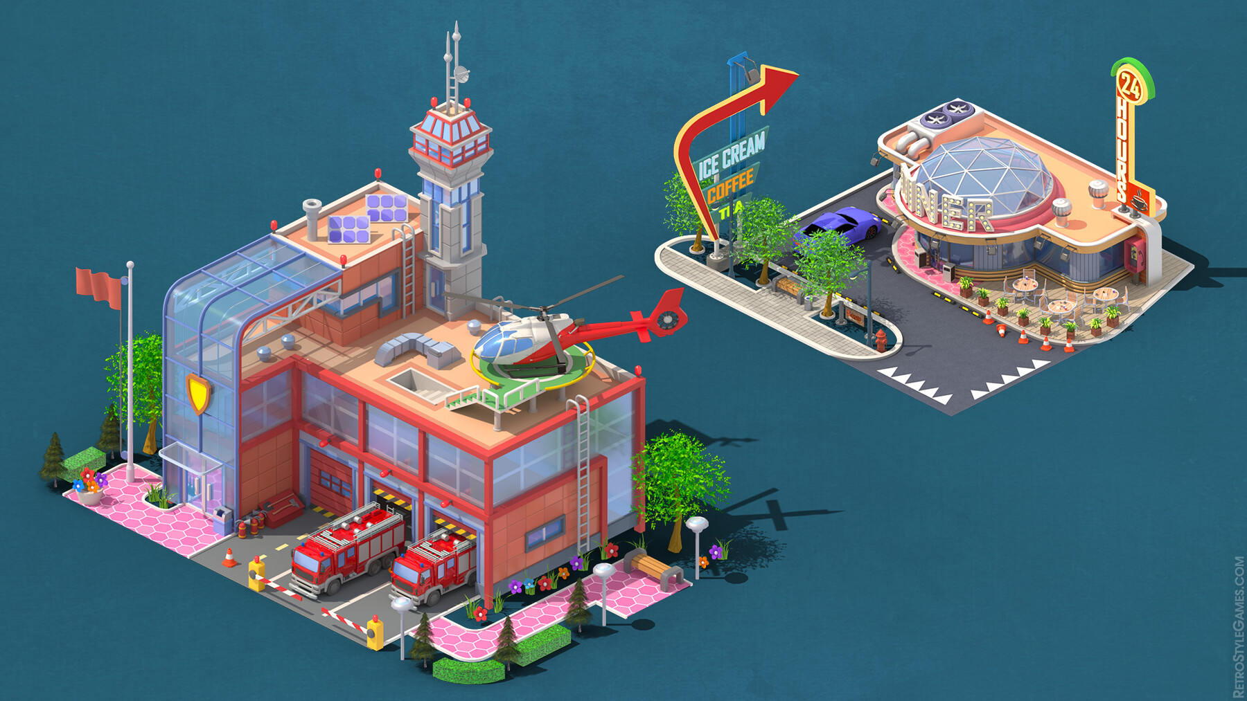 ArtStation - Megapolis City Builder - Isometric Ultimate Pack | Game Assets