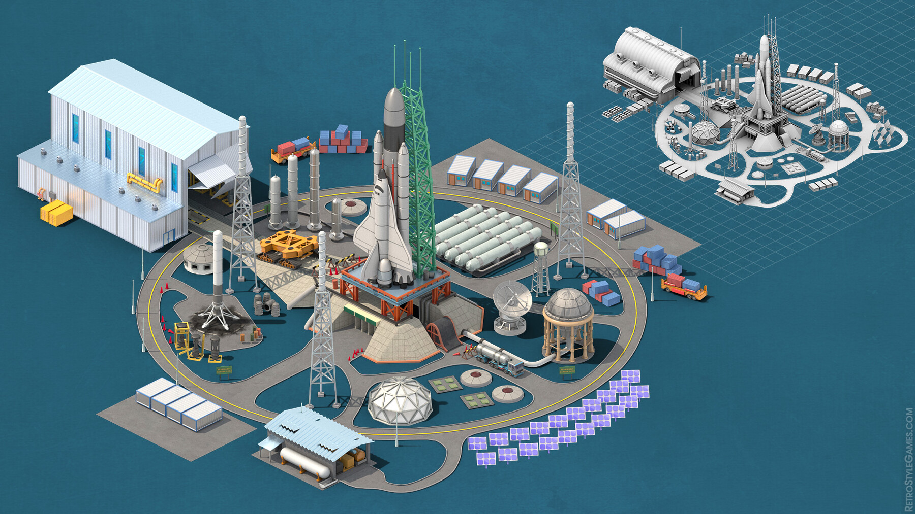 ArtStation - Megapolis City Builder - Isometric Ultimate Pack | Game Assets