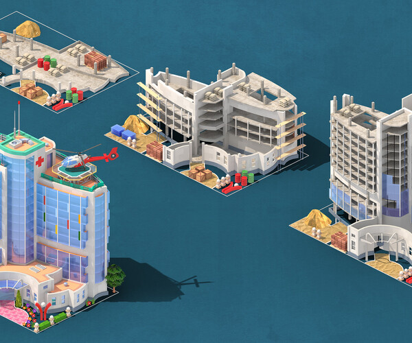 ArtStation - Megapolis City Builder - Isometric Ultimate Pack | Game Assets