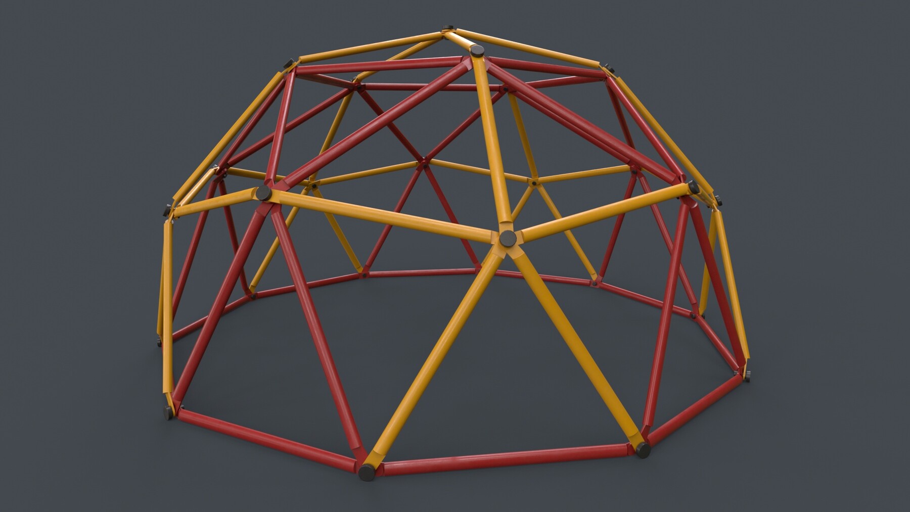 ArtStation - PBR Outdoor Playground Geodesic Climbing Dome | Game Assets