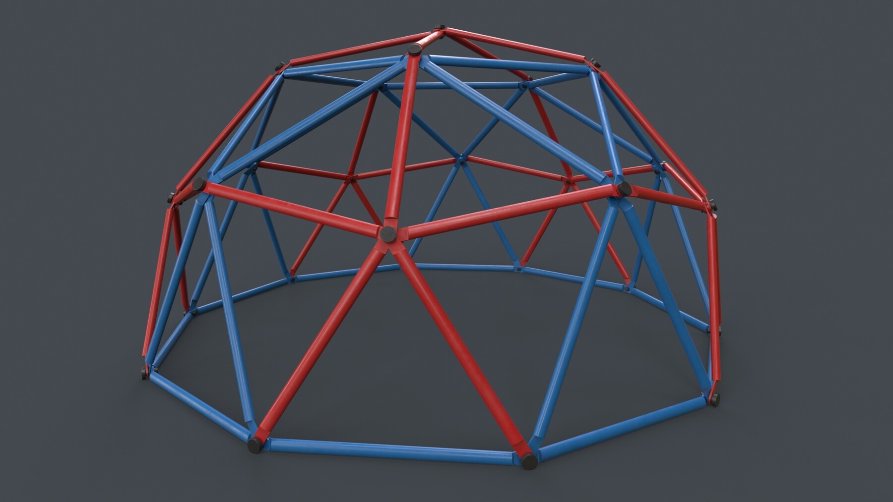 ArtStation - PBR Outdoor Playground Geodesic Climbing Dome | Game Assets
