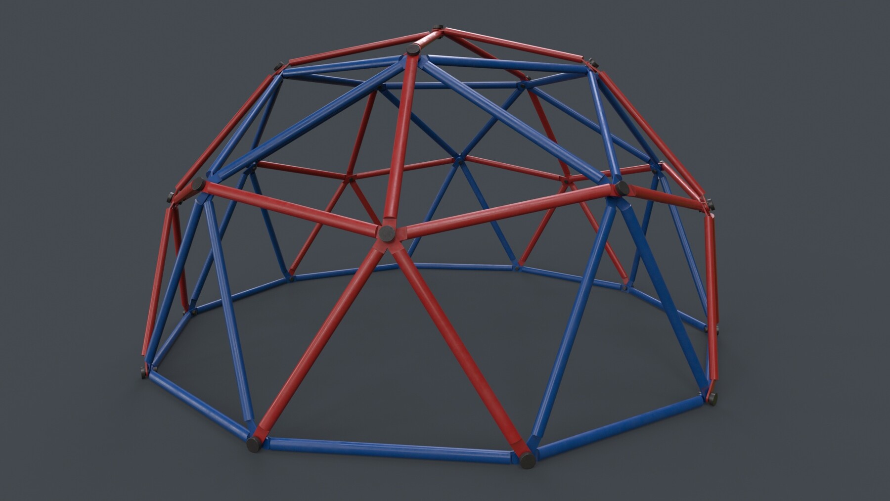 ArtStation - PBR Outdoor Playground Geodesic Climbing Dome | Game Assets