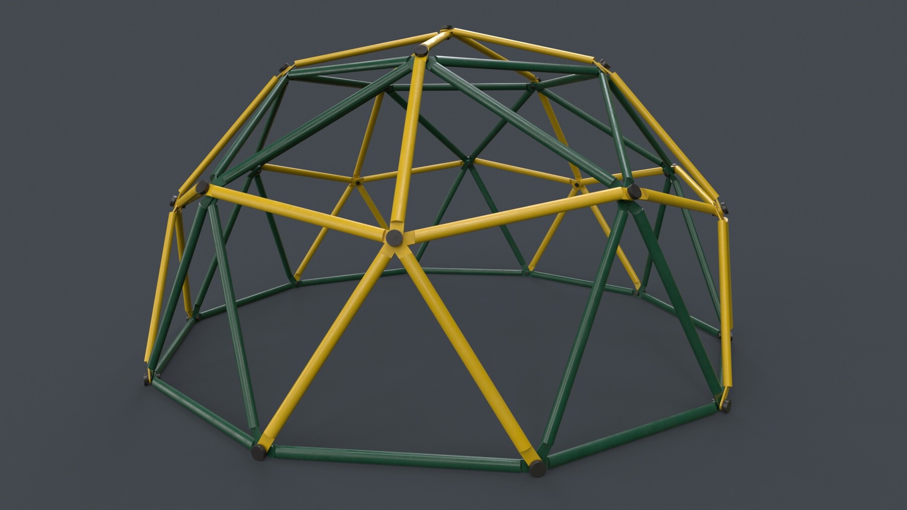 ArtStation - PBR Outdoor Playground Geodesic Climbing Dome | Game Assets