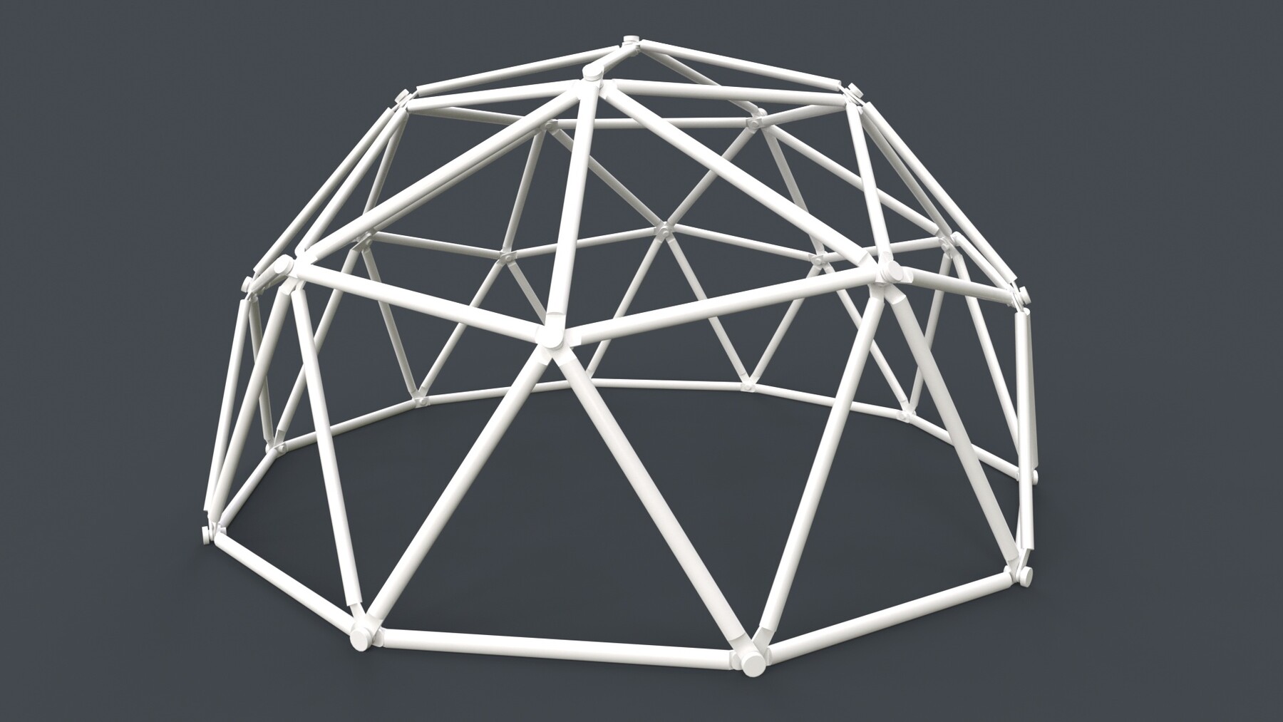 ArtStation - PBR Outdoor Playground Geodesic Climbing Dome | Game Assets