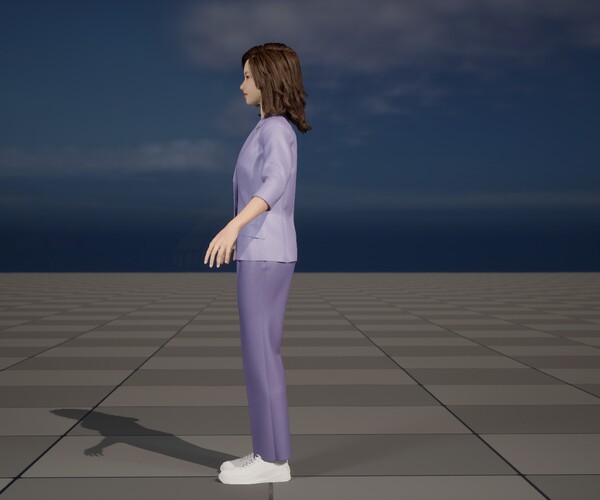 ArtStation - Rebecca-News anchorwoman--Metahuman/Unreal engine 5/Face ...