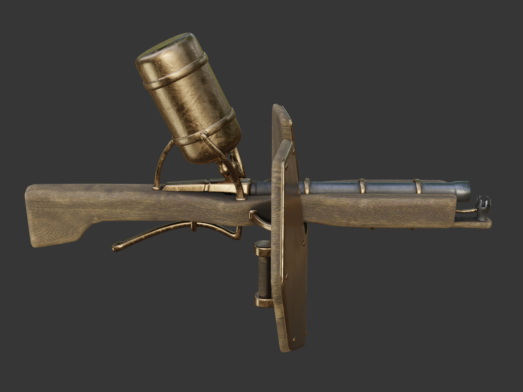 ArtStation - Flamethrower in medieval style | Game Assets