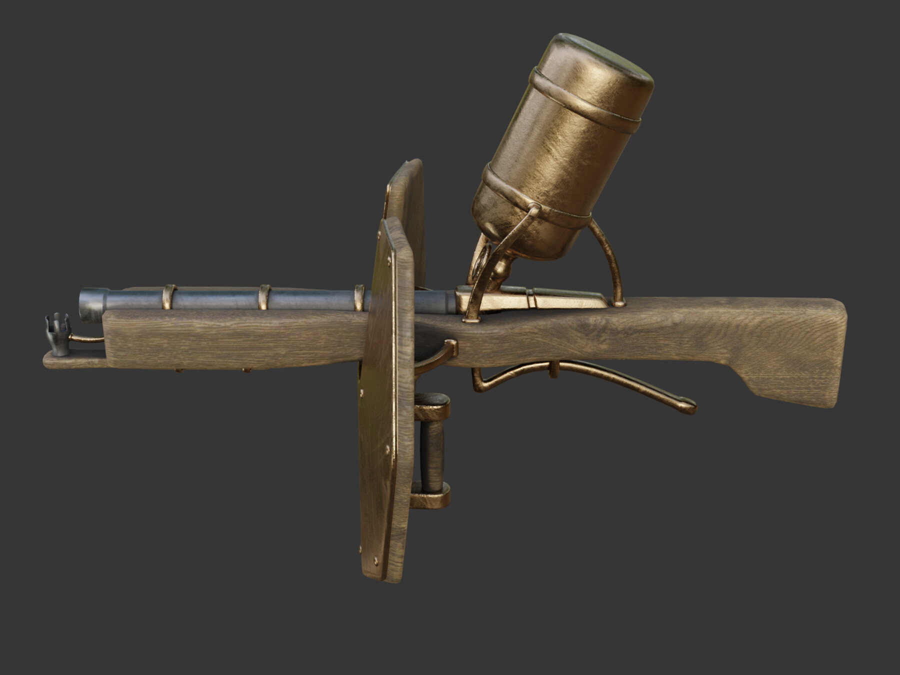 ArtStation - Flamethrower in medieval style | Game Assets