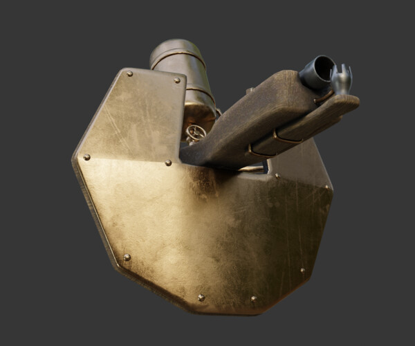 ArtStation - Flamethrower in medieval style | Game Assets