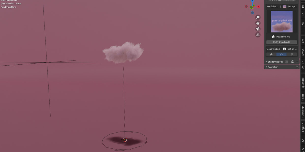 ArtStation - Fluffy Clouds Planes - Blender Addon | Resources
