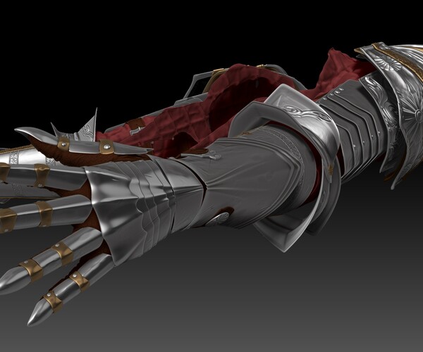 ArtStation - Arm Armor Set Sculpt Project | Resources