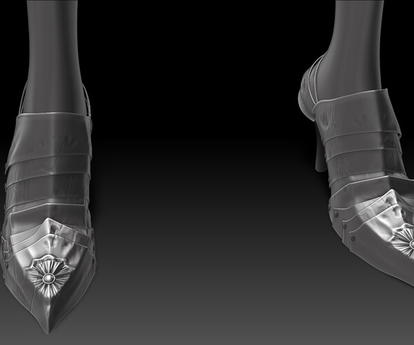 ArtStation - Foot Armor Sculpt Project | Resources