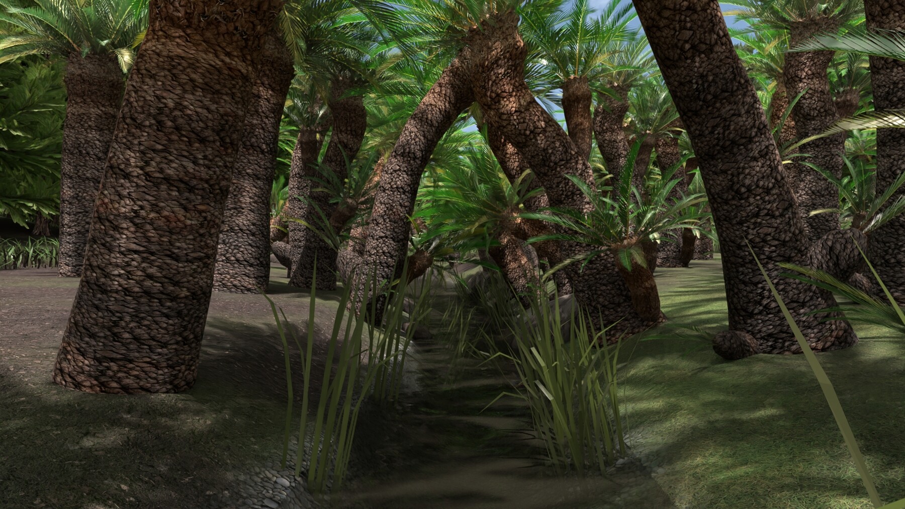 ArtStation - 3D Model: Mesozoic Landscape | Resources