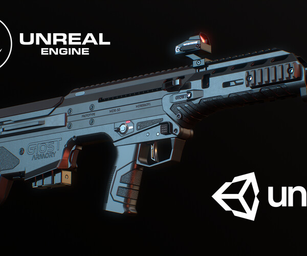 ArtStation - MDR-50 | Game Assets