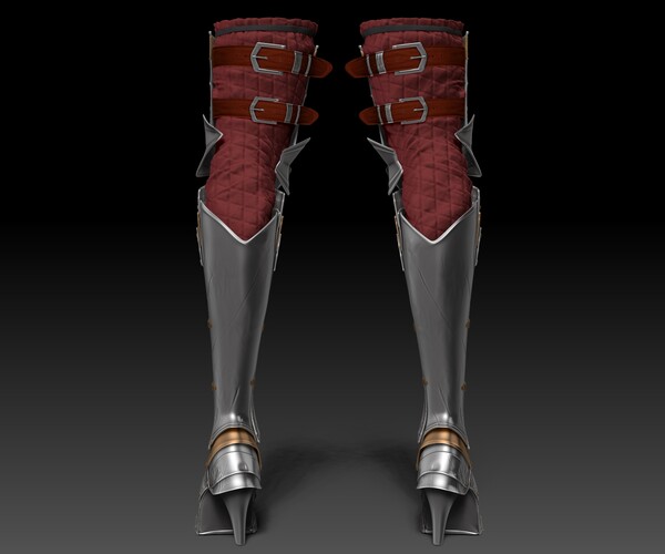 ArtStation - Leg Armor Set Sculpt Project | Resources