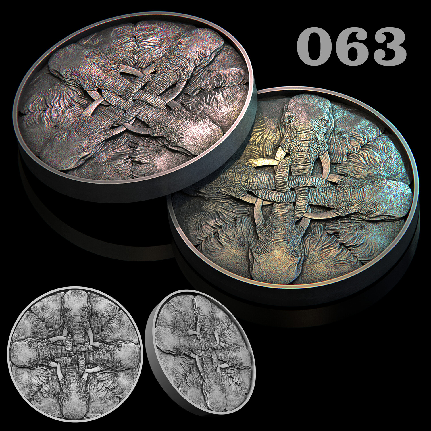 ArtStation - Fiber Laser Coin Set - Combo 13 | Resources