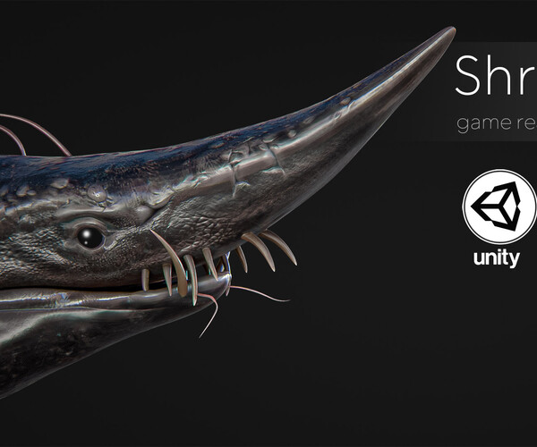 ArtStation - Ocean Monster Fish Pack / Fish low poly model / lowpoly ...