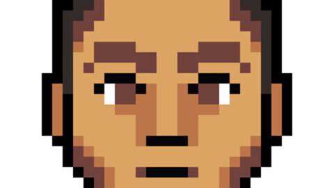 ArtStation - Floating Pixel Head | Artworks