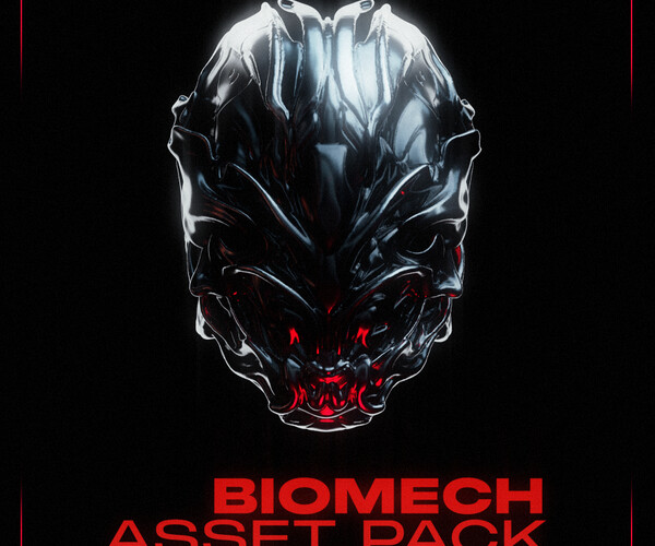 ArtStation - BIO MECH MASK ASSET PACK | Resources