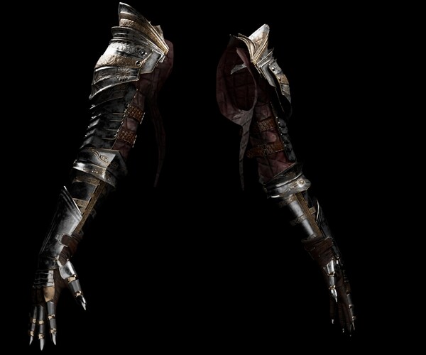 ArtStation - Female Arm Armor Set MidPoly | Game Assets