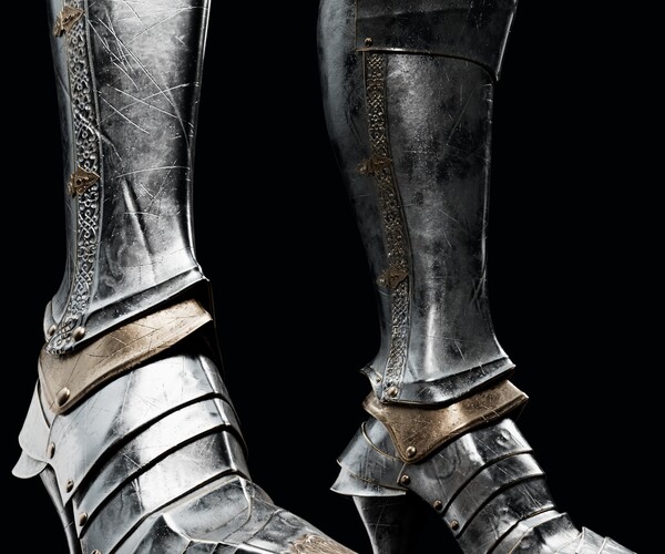 ArtStation - Female Foot And Ankle Armor MidPoly | Game Assets
