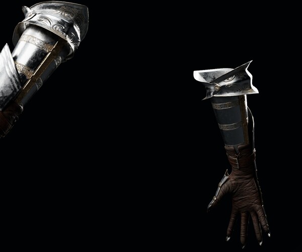ArtStation - Female Hand And Wrist Armor MidPoly | Game Assets