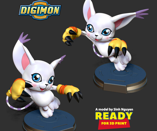 ArtStation - Tailmon - Digimon Adventure | Resources