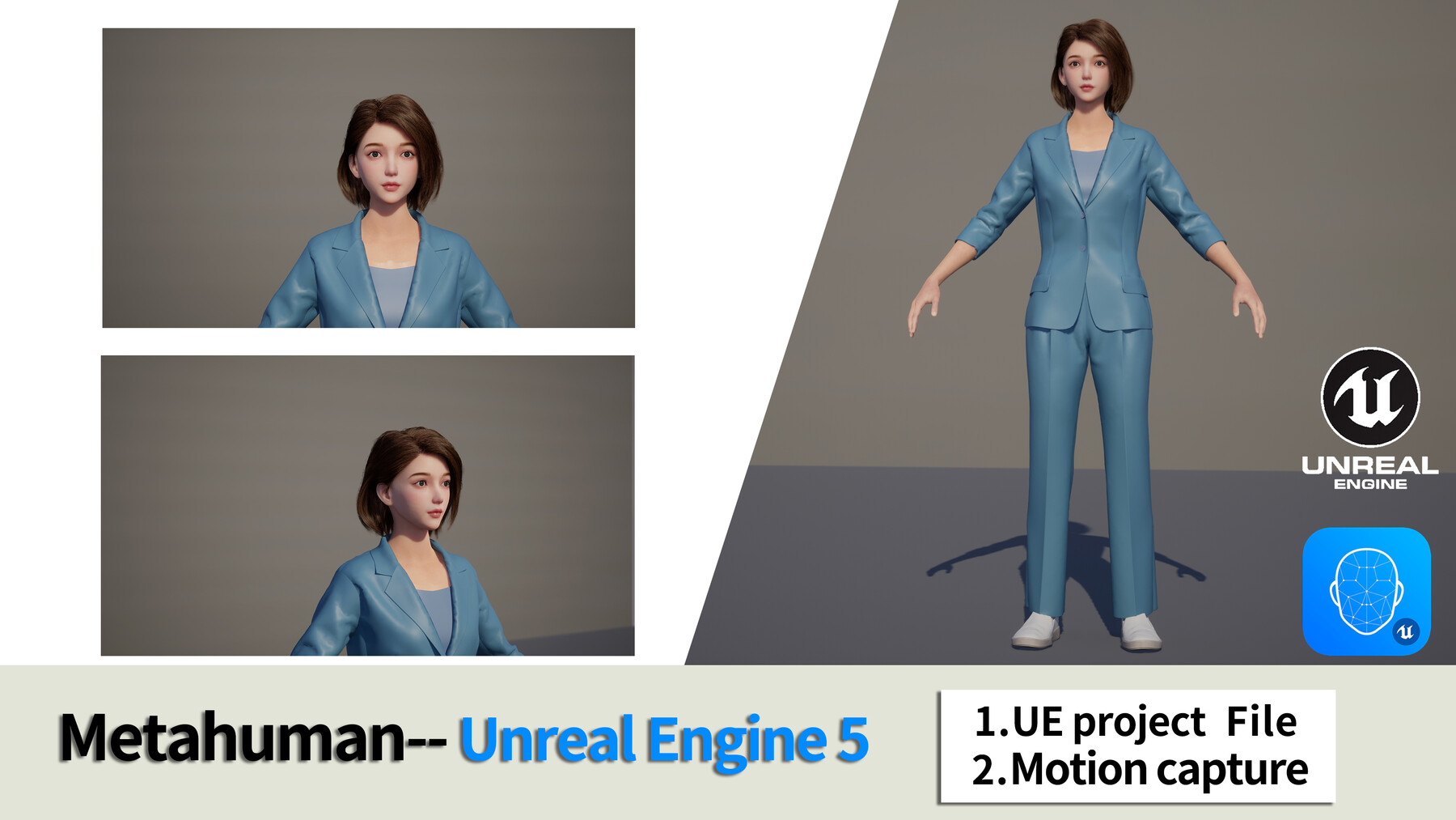 ArtStation - Bailing-Beautiful news anchor/professional suit--Metahuman ...