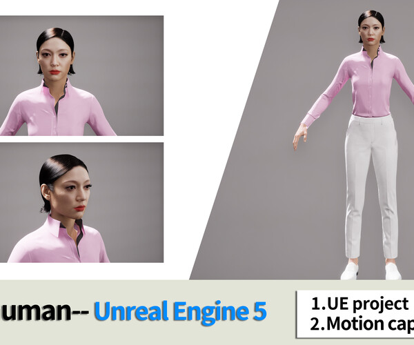 ArtStation - LILI-Capable women--Metahuman/Unreal engine 5/Motion capture/Facial capture | Game ...