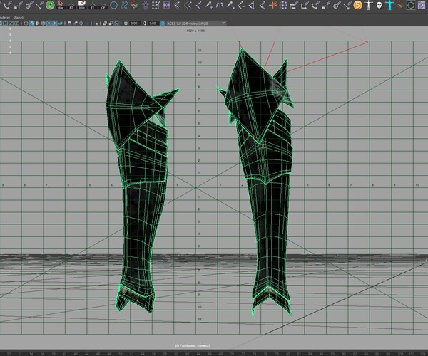 ArtStation - Female Knight Ankle Knee LowPoly | Game Assets