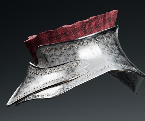 ArtStation - Female Knight Neck LowPoly | Game Assets