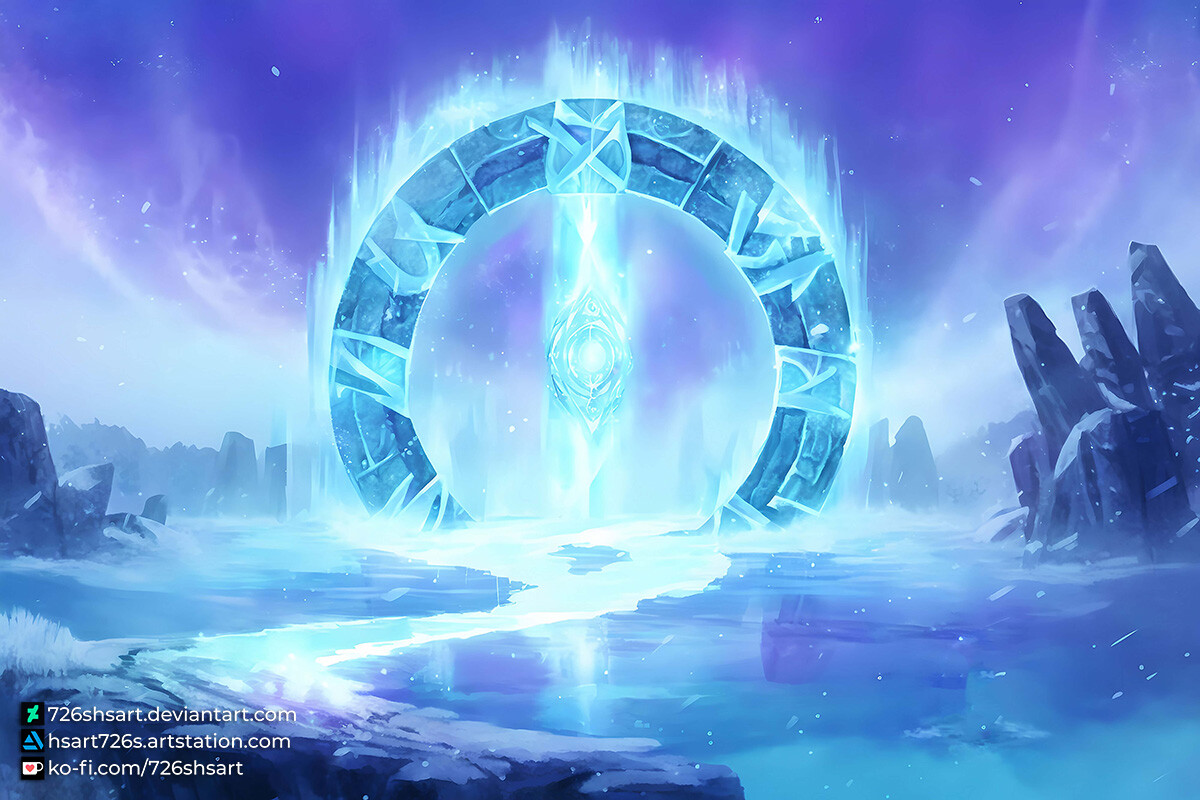 ArtStation - (11) Portals of The Elements - Complete set (Images + Prompts) | Artworks