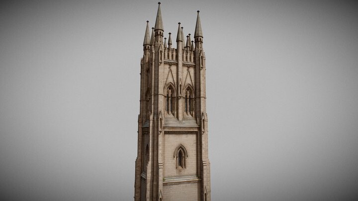 ArtStation - Square Tower Gothic Church | Resources