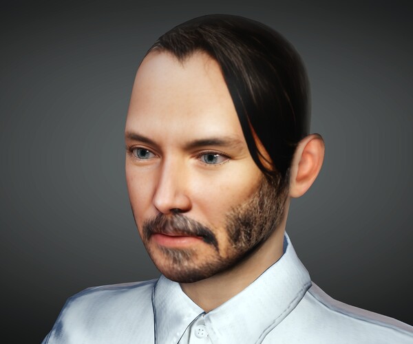 ArtStation - Keanu Reeves/Famous american actor with blendshape and ...