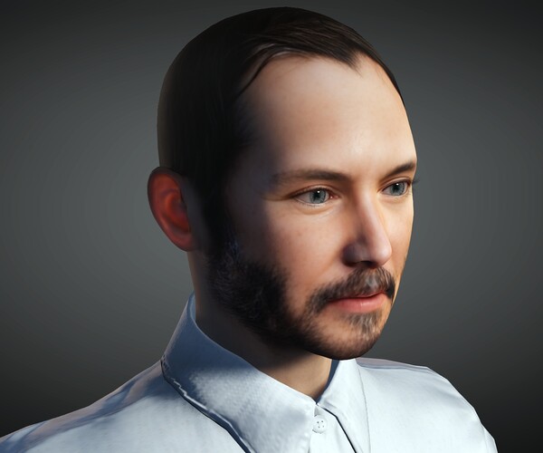 ArtStation - Keanu Reeves/Famous american actor with blendshape and ...