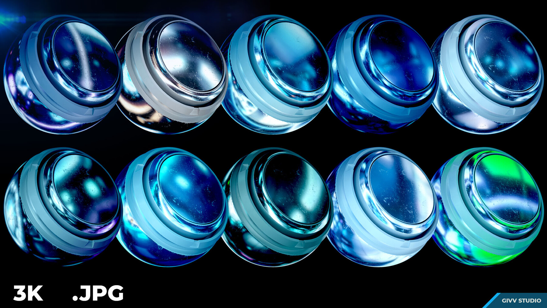 ArtStation - 100 Studio Light HDRI Vol 3 | Resources