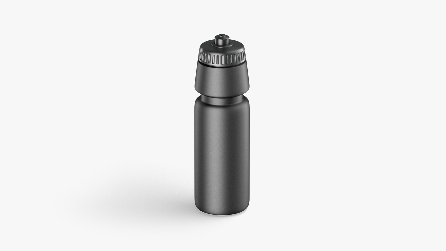 ArtStation - Black Plastic Sport Bottle - water botle with cap | Resources
