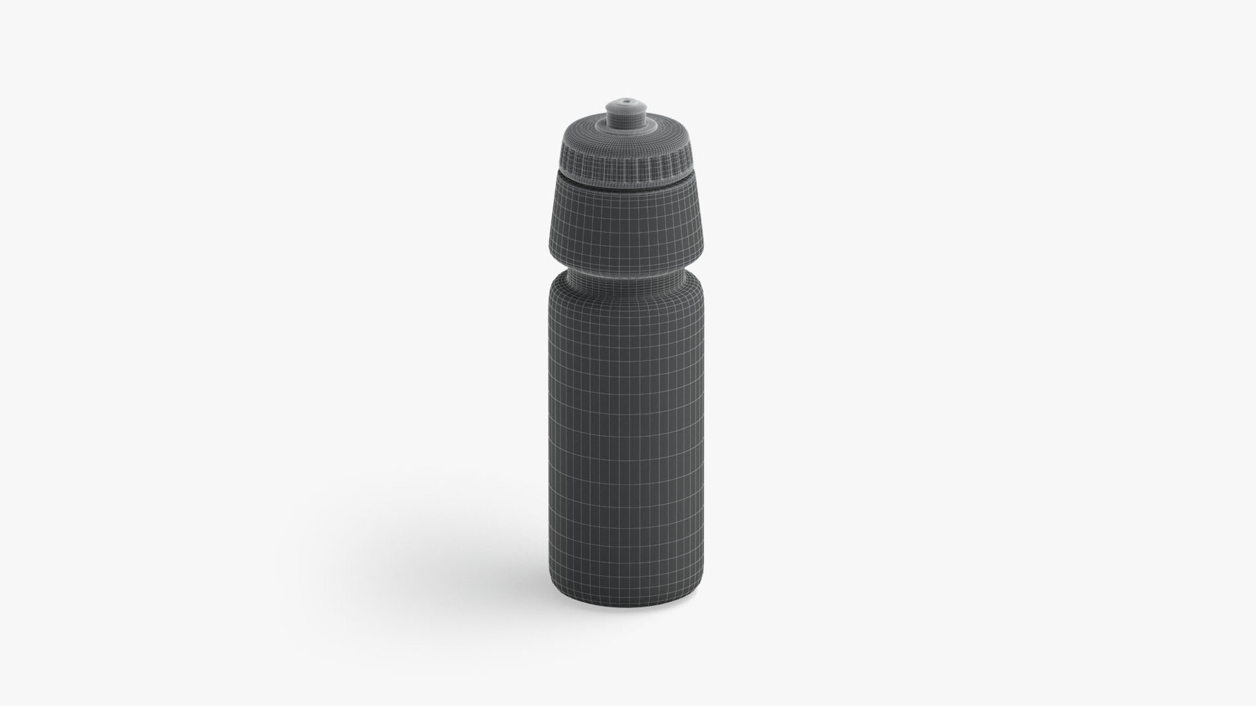 ArtStation - Black Plastic Sport Bottle - water botle with cap | Resources