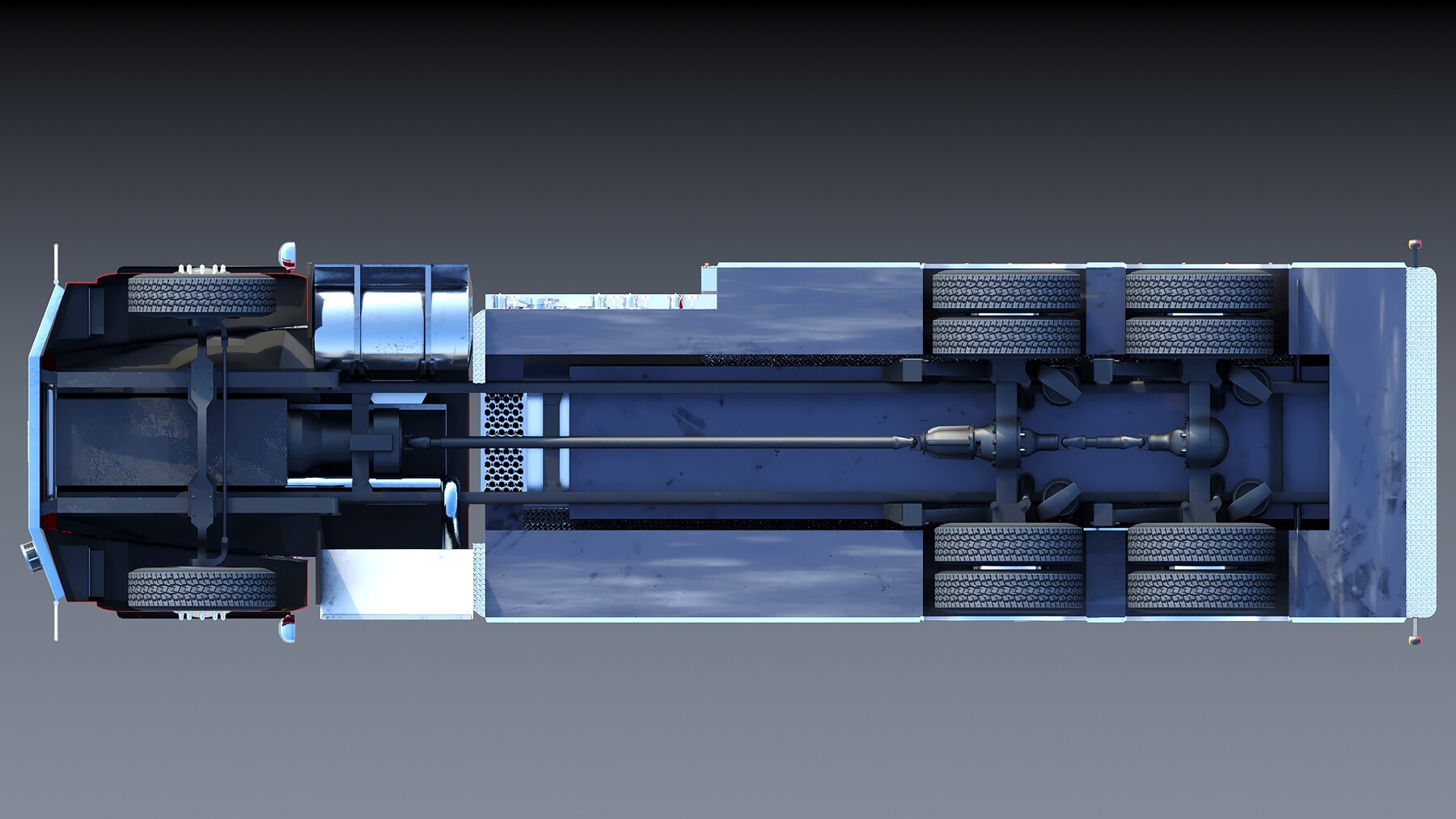 ArtStation - Kenworth T800 Fire tanker truck | Game Assets