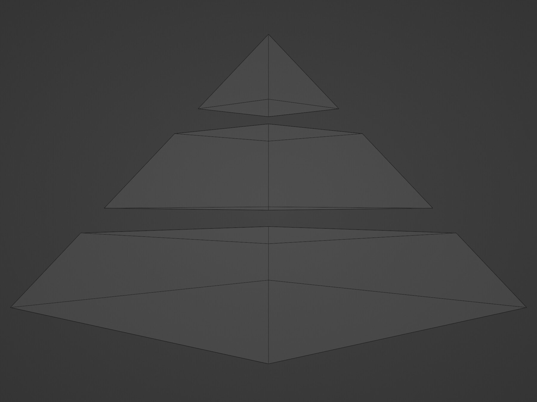 ArtStation - Pyramid Separated into 3 Parts | Game Assets