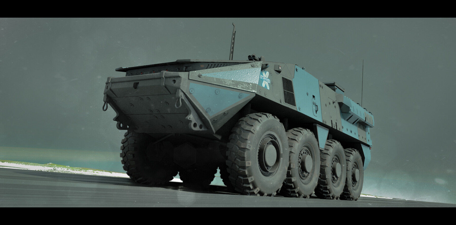 ArtStation - 3d Model StrykerX military | Game Assets