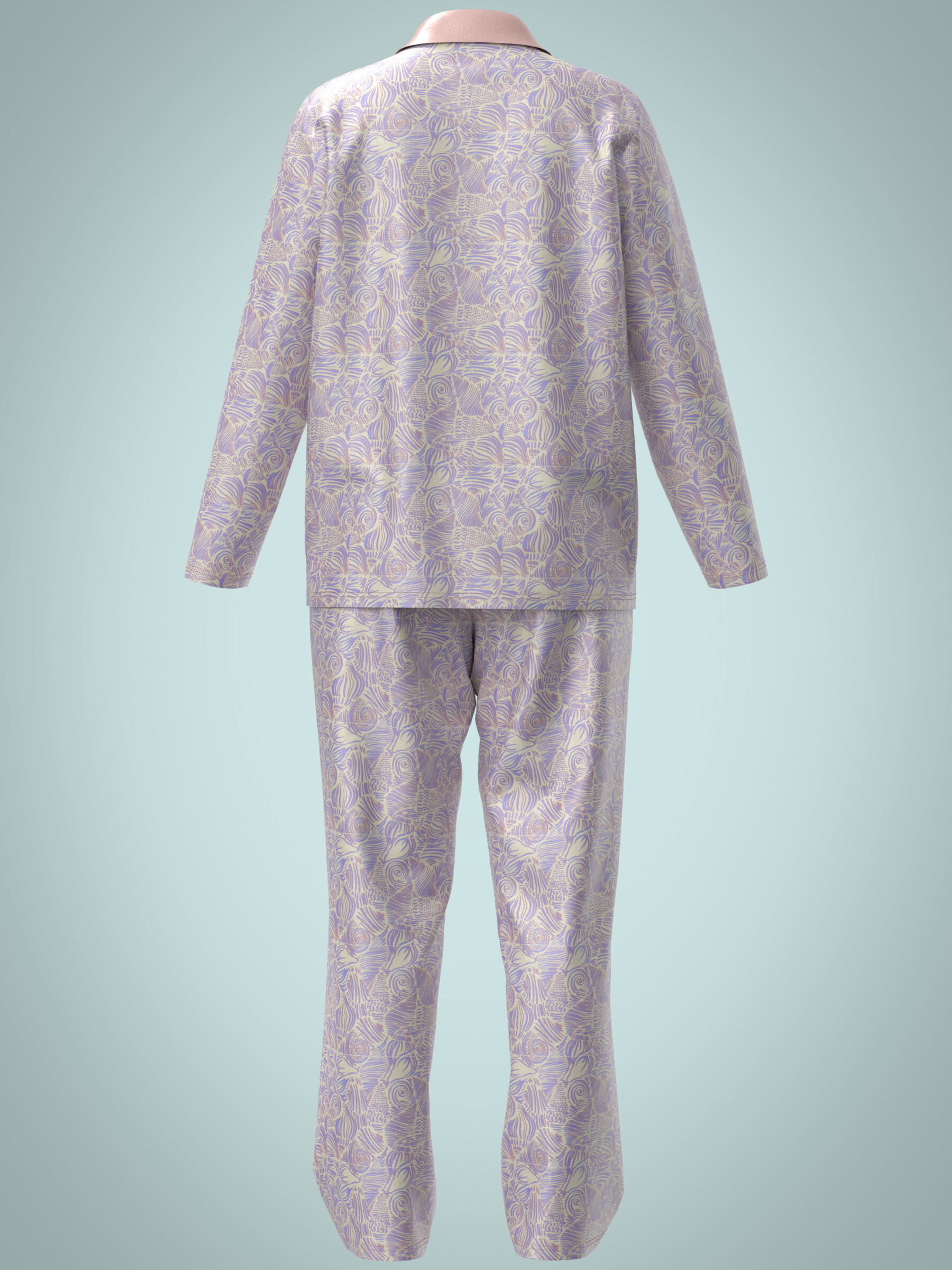 ArtStation - 3D PATTERNED SILK PAJAMA SET | Resources