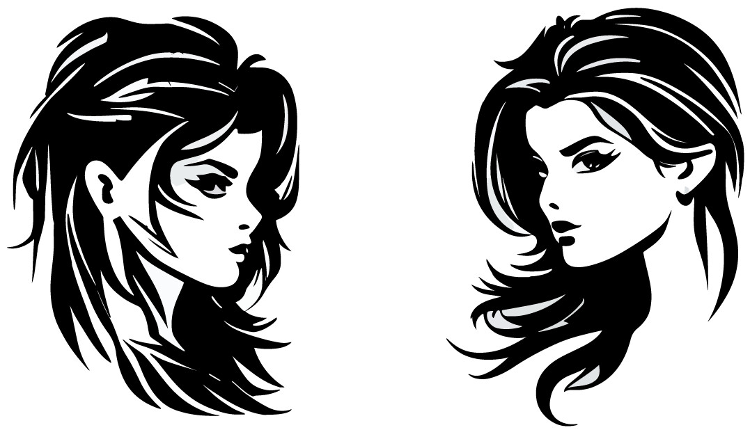 ArtStation - 15 Female Face Vector | Artworks