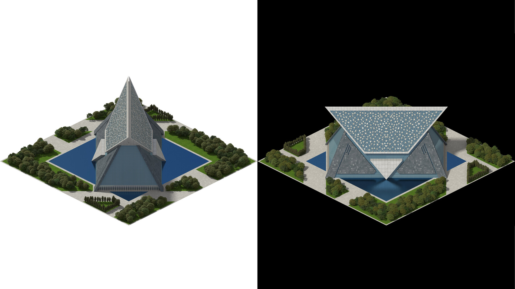 ArtStation - Architecture (Tile#0047, 2x2) – Dimetric Projection ...